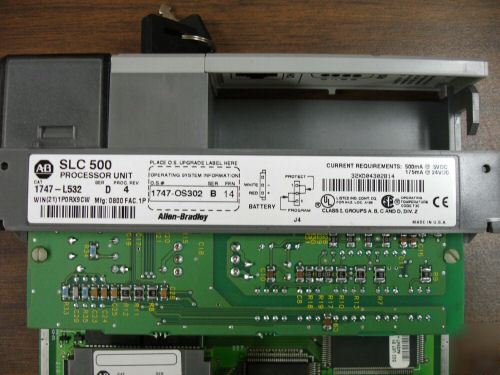 Allen-bradley slc 5/03 cpu 1747-L532 processor unit