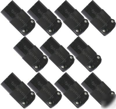 New hubbell 5269CM2 10 pack 15A female edison connector