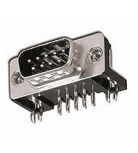 Right angle pcb d-sub connectors 37 pos male plug 10 pc