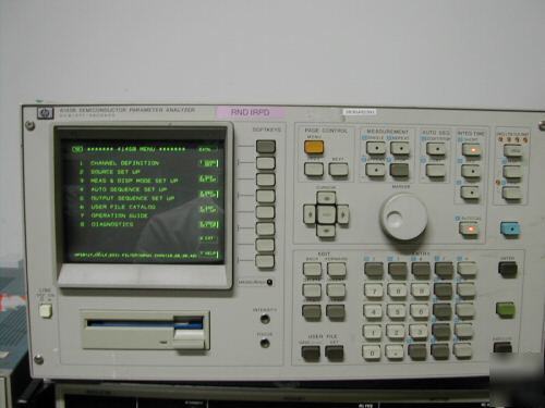 Agilent hp 4145B semiconductor parameter analyzer