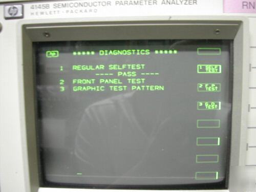 Agilent hp 4145B semiconductor parameter analyzer