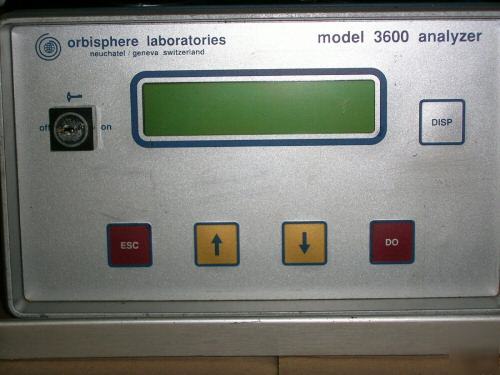 Orbisphere Laboratories 3600 Single Channel Analyzer